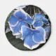 Starburst Hydrangea (blue and white) magnet | Zazzle