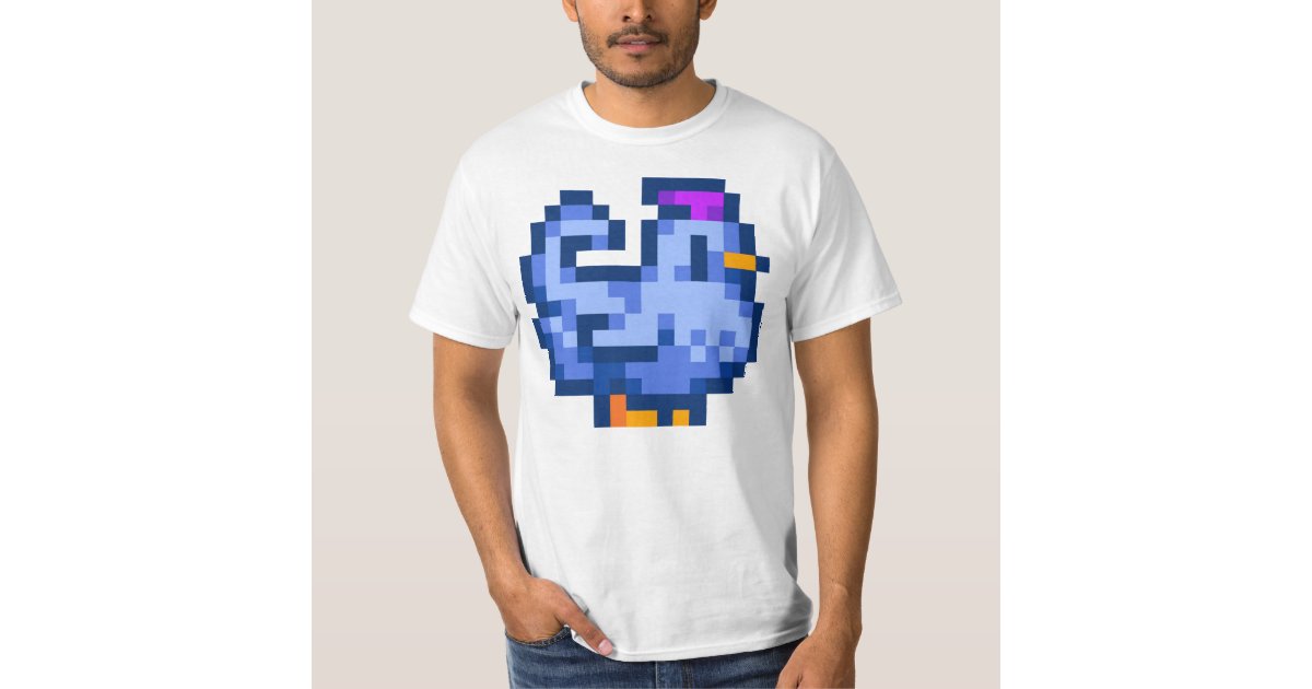 Stardew Valley Shane&s Blue Chicken Sticker &a T-Shirt | Zazzle