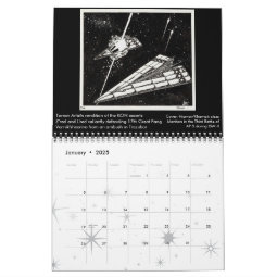 Starfire Calendar: Khanate of Orion Navy Calendar | Zazzle