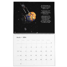 Starfire Calendar: Terran Federation Navy, 2nd Ed Calendar | Zazzle