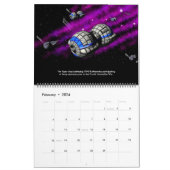 Starfire Calendar: Terran Federation Navy, 2nd Ed Calendar | Zazzle