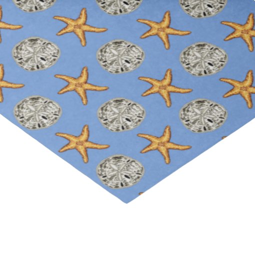 Starfish and Sand Dollar Tissue Paper | Zazzle