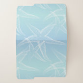 Starfish Aqua Blue Beach File Folders | Zazzle