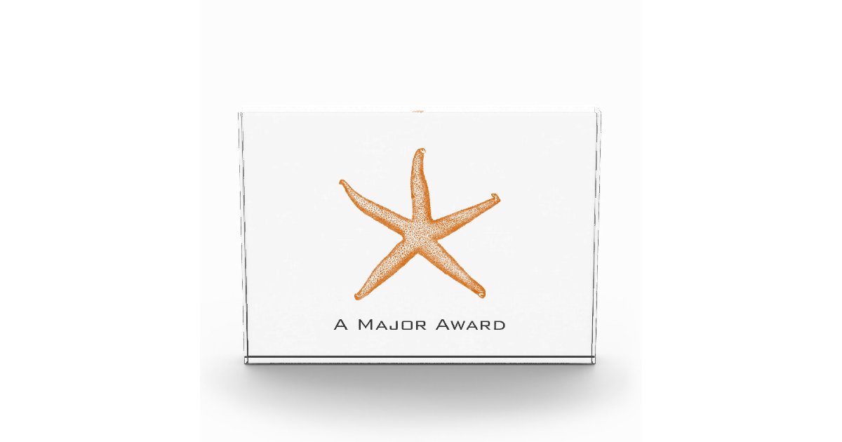 Starfish Award | Zazzle