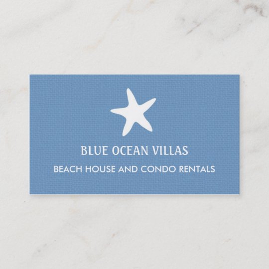 Starfish Beach Business Card | Zazzle.com