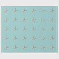 Starfish Beach Wrapping Paper | Zazzle