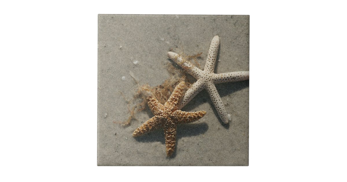 Starfish Ceramic Tile Trivet | Zazzle