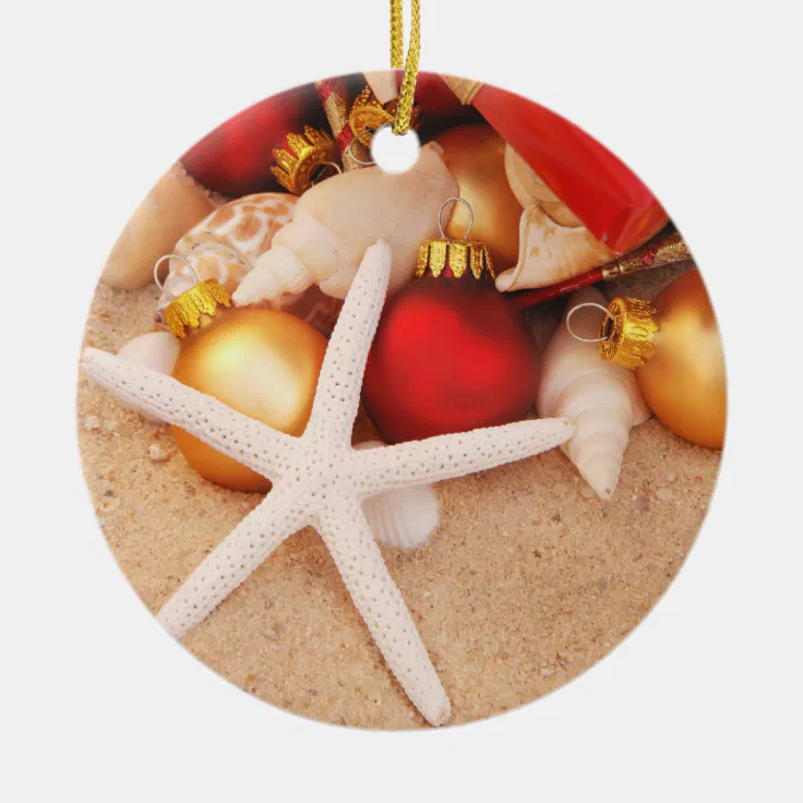 Starfish Christmas Ornament | Zazzle