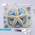Starfish Nautical Coastal Beach Decoupage Tissue Paper | Zazzle
