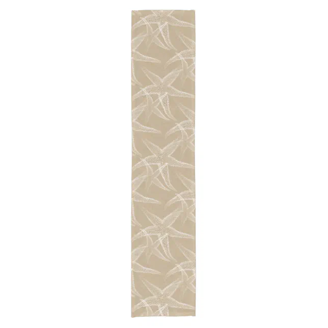 Starfish Sand Beach Table Runner | Zazzle