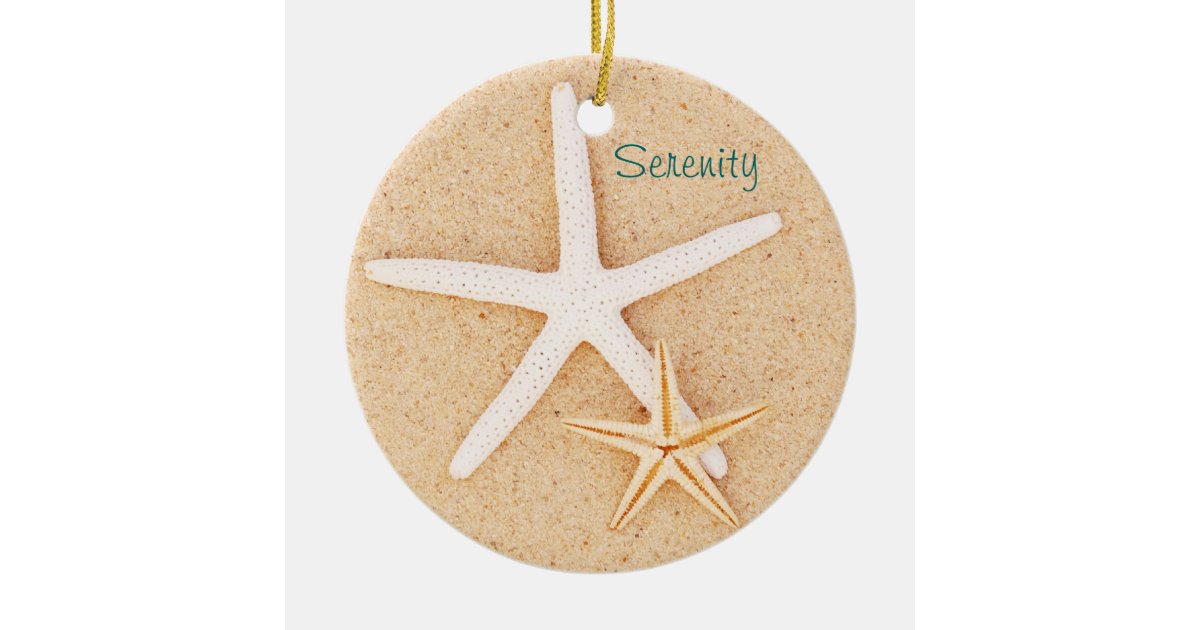 Starfish Serenity Prayer Ornament | Zazzle