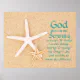 Starfish Serenity Prayer Poster | Zazzle