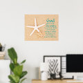 Starfish Serenity Prayer Poster | Zazzle