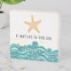Starfish Story It Matters to This One Wooden Box Sign | Zazzle