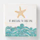 Starfish Story It Matters to This One Wooden Box Sign | Zazzle