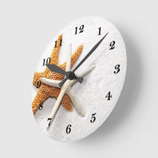 Starfish Wall Clock | Zazzle