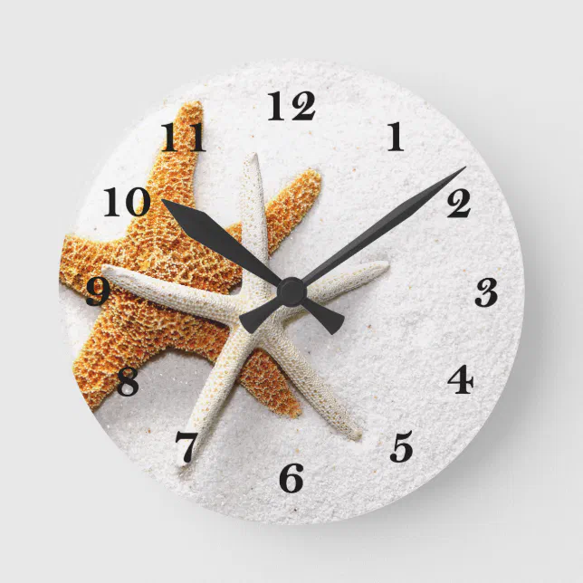 Starfish Wall Clock | Zazzle