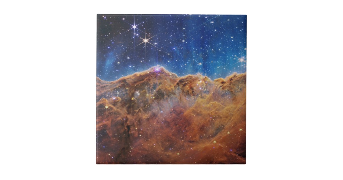 Starforming Region Ngc 3324 In The Carina Nebula. Ceramic Tile | Zazzle