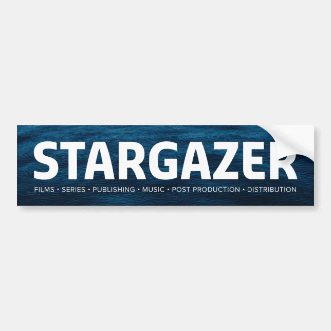 Stargazer Corp Bumper Sticker | Zazzle