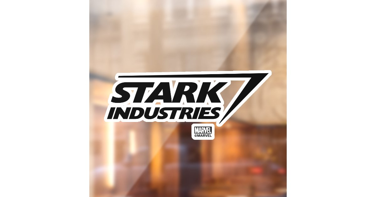 Stark Industries Logo Window Cling | Zazzle