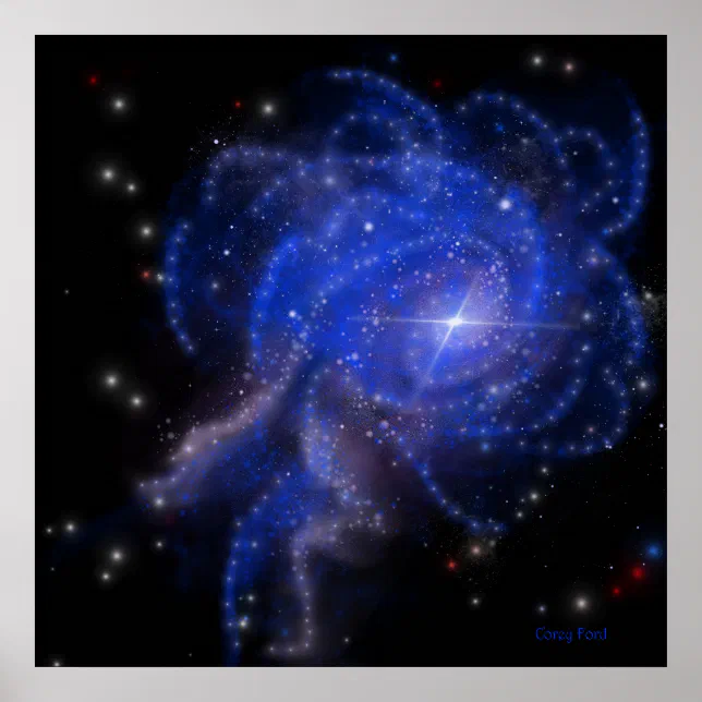Starlight Galaxy Poster | Zazzle