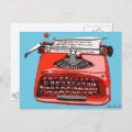 Starlight Starfire Typewriter Postcard | Zazzle