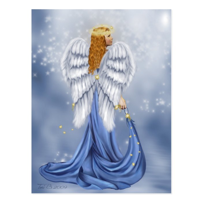 Starlit Angel Postcard | Zazzle.com