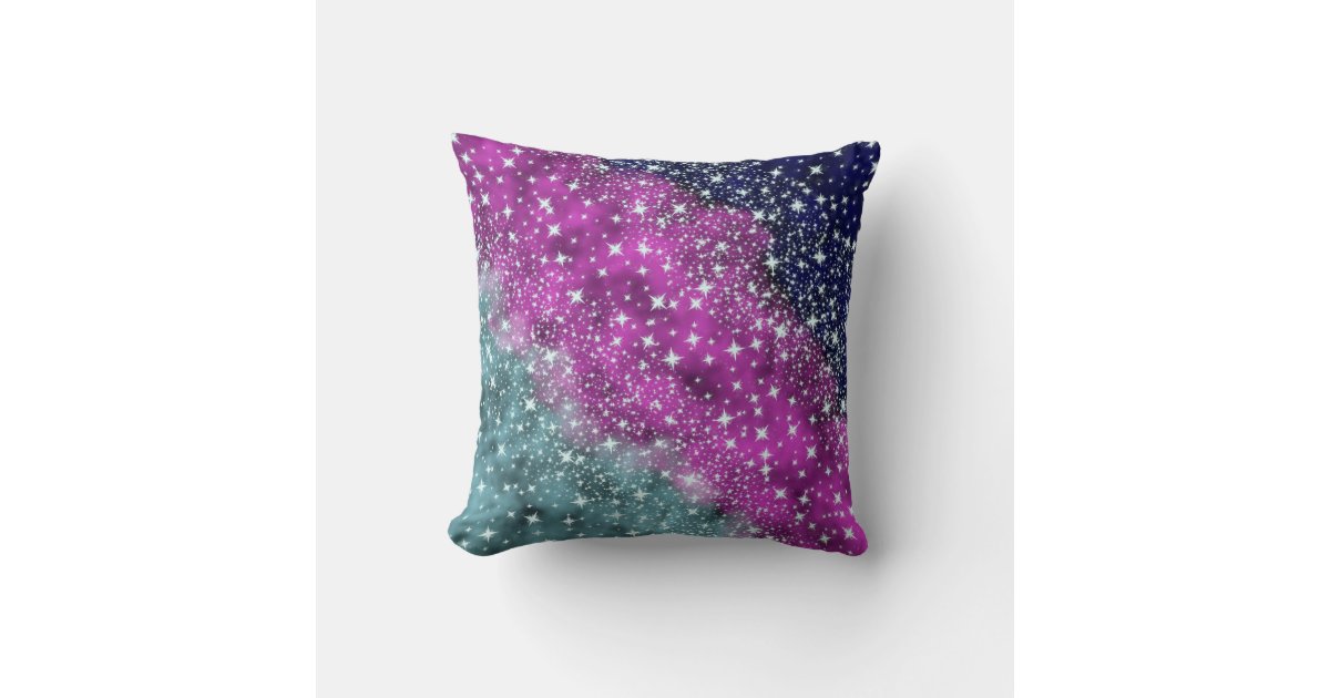 Starlit Night Throw Pillow | Zazzle