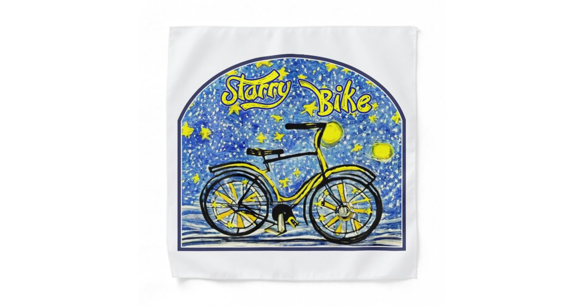 Starry Bike Bandana | Zazzle