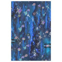 Starry Bioluminescence Waterfalls Tissue Paper | Zazzle