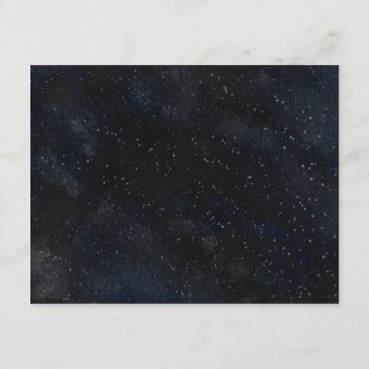 Starry Moonlit Night Monogram Wedding Detials Enclosure Card | Zazzle