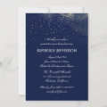 Starry Night and Shooting Star Photo Graduation Invitation | Zazzle