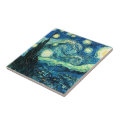 Starry Night art Tile | Zazzle