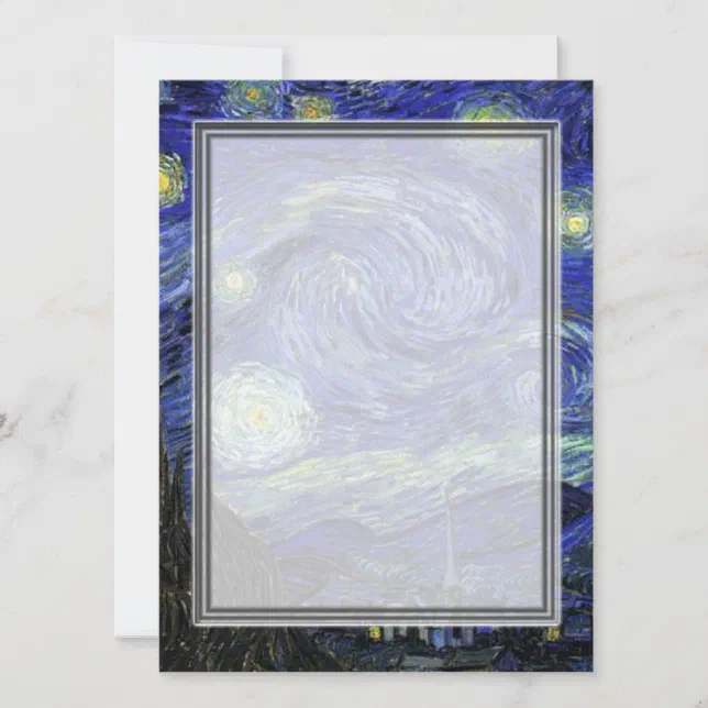 Starry Night, blank invitations. Invitation | Zazzle