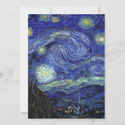 Starry Night, blank invitations. Invitation | Zazzle