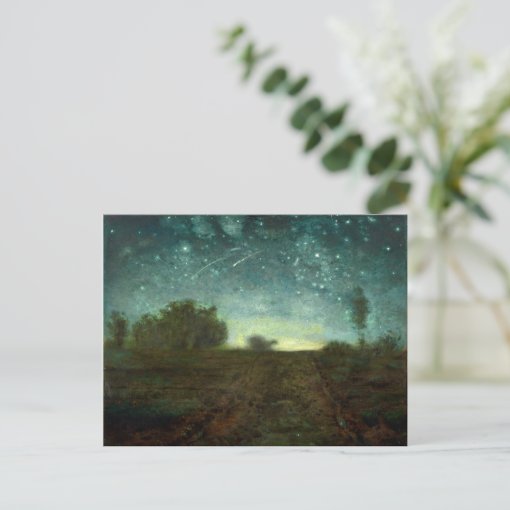 Starry Night by Jean-François Millet (ca. 1850–65) Postcard | Zazzle