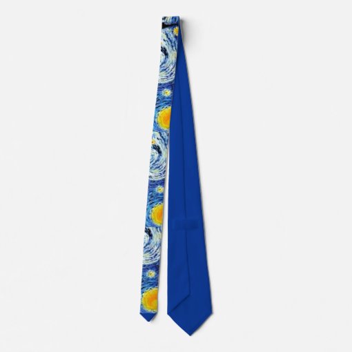Starry Night by Van Gogh - Swirling Sky Tie | Zazzle