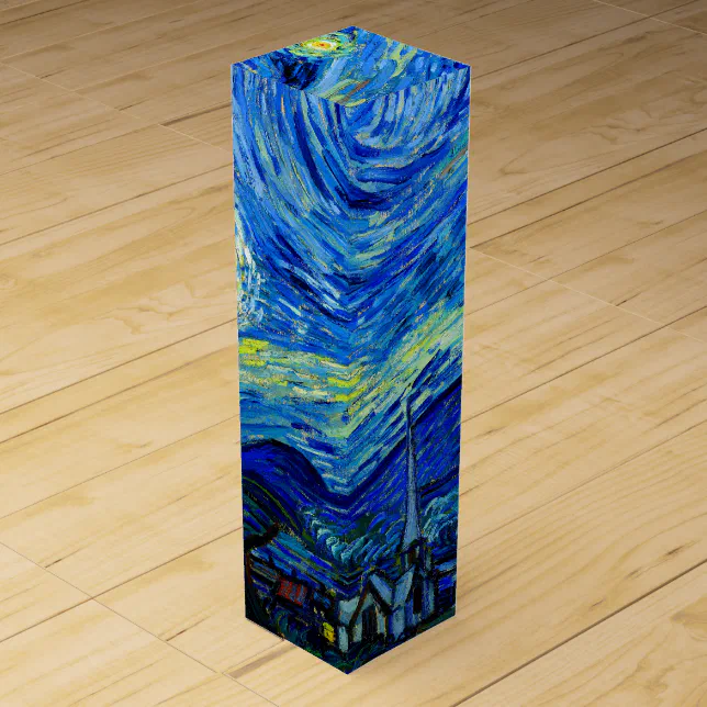 Starry Night by Van Gogh Wine Gift Box | Zazzle