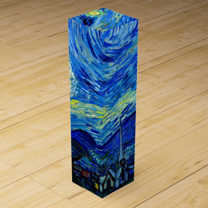 Starry Night by Van Gogh Wine Gift Box | Zazzle.com