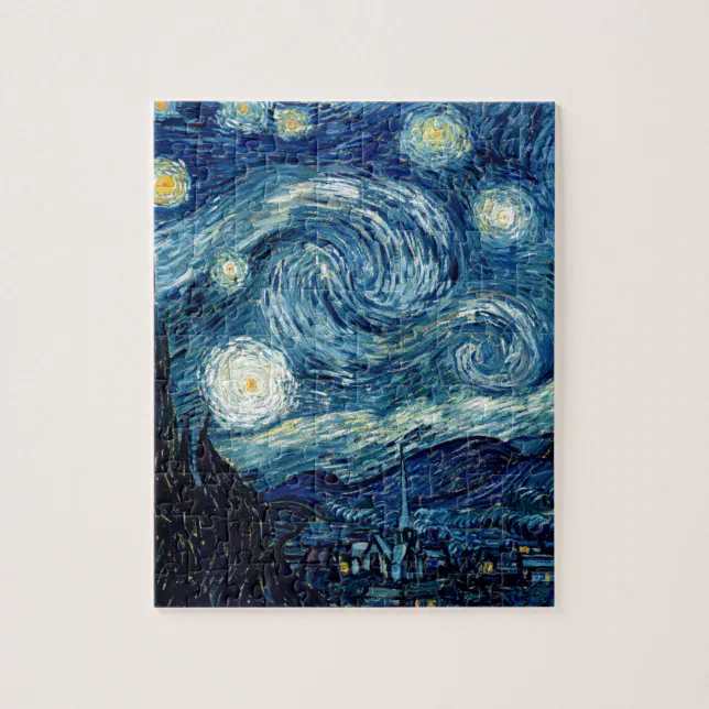 Starry Night By Vincent Van Gogh Jigsaw Puzzle | Zazzle