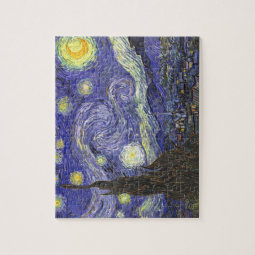 Starry Night by Vincent van Gogh Jigsaw Puzzle | Zazzle