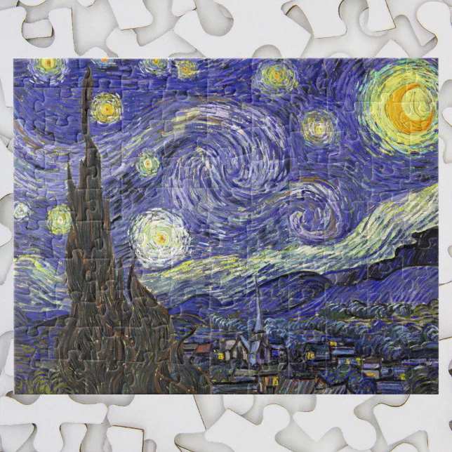 Starry Night by Vincent van Gogh Jigsaw Puzzle | Zazzle