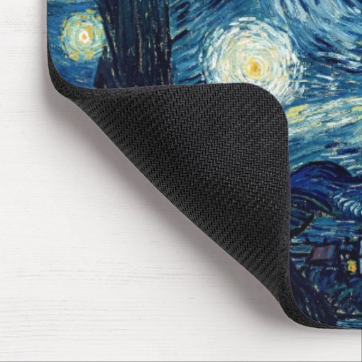 Starry Night By Vincent Van Gogh Mouse Pad | Zazzle