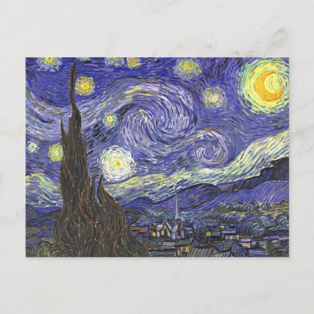 Starry Night by Vincent van Gogh Postcard | Zazzle