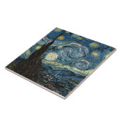 Starry Night by Vincent van Gogh Tile | Zazzle