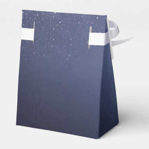 Starry Night Celestial Star Wedding Favor Boxes | Zazzle