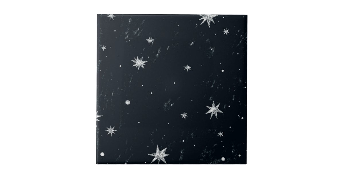 Starry Night Ceramic Tile | Zazzle