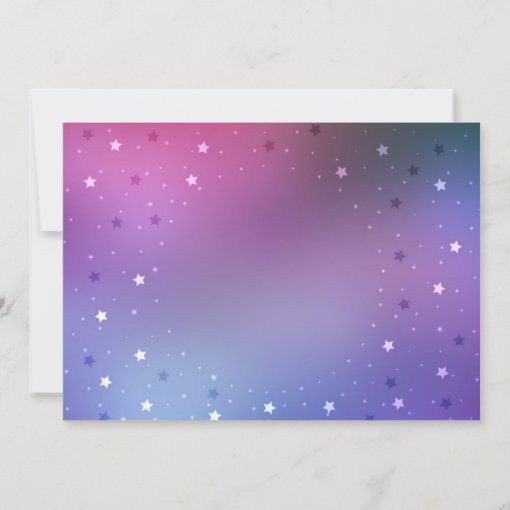 Starry Night Girls Sleepover Invitation | Zazzle