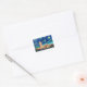 Starry Night in Pisa with Leaning Tower Square Sticker | Zazzle