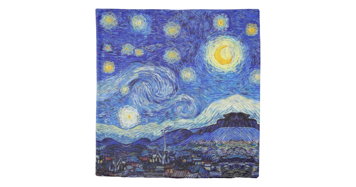 Starry Night Inspired Duvet | Zazzle